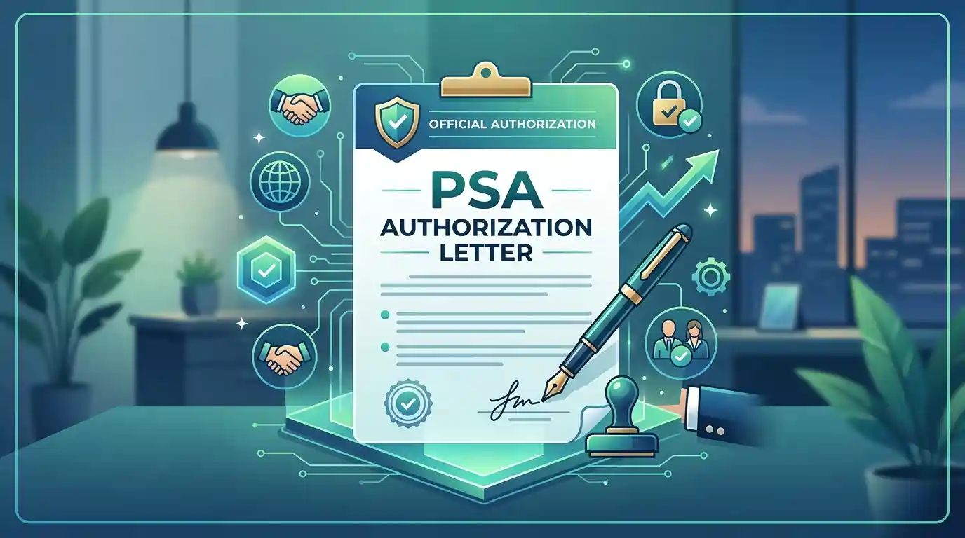 PSA Authorization Letter: Templates, Requirements & Guide